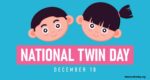 Celebrate National Twin Day